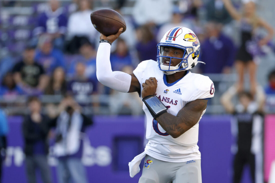Jalon Daniels can ‘learn and grow’ as Kansas’ quarterback as training ...